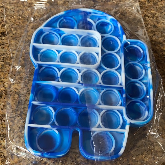 Other | Among Us Blue Sus Sensory Fidget Popit Toy | Poshmark